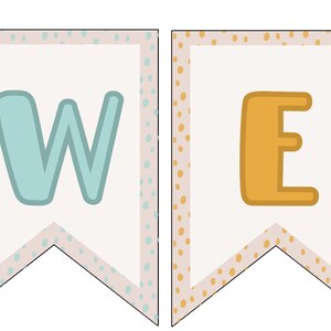 Back to School Banner Flags Welcome Back to School Classroom Decoration ...