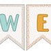 Back to School Banner Flags Welcome Back to School Classroom Decoration ...