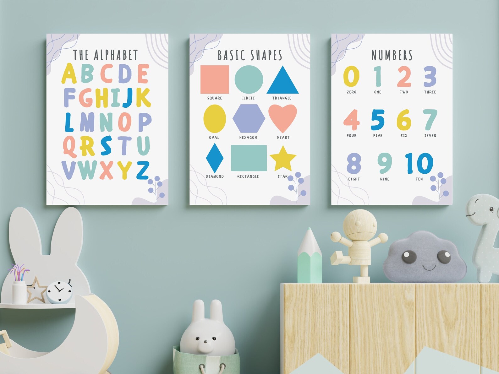 Educational Poster Printable, Boho Classroom Decor, ABC Poster ...