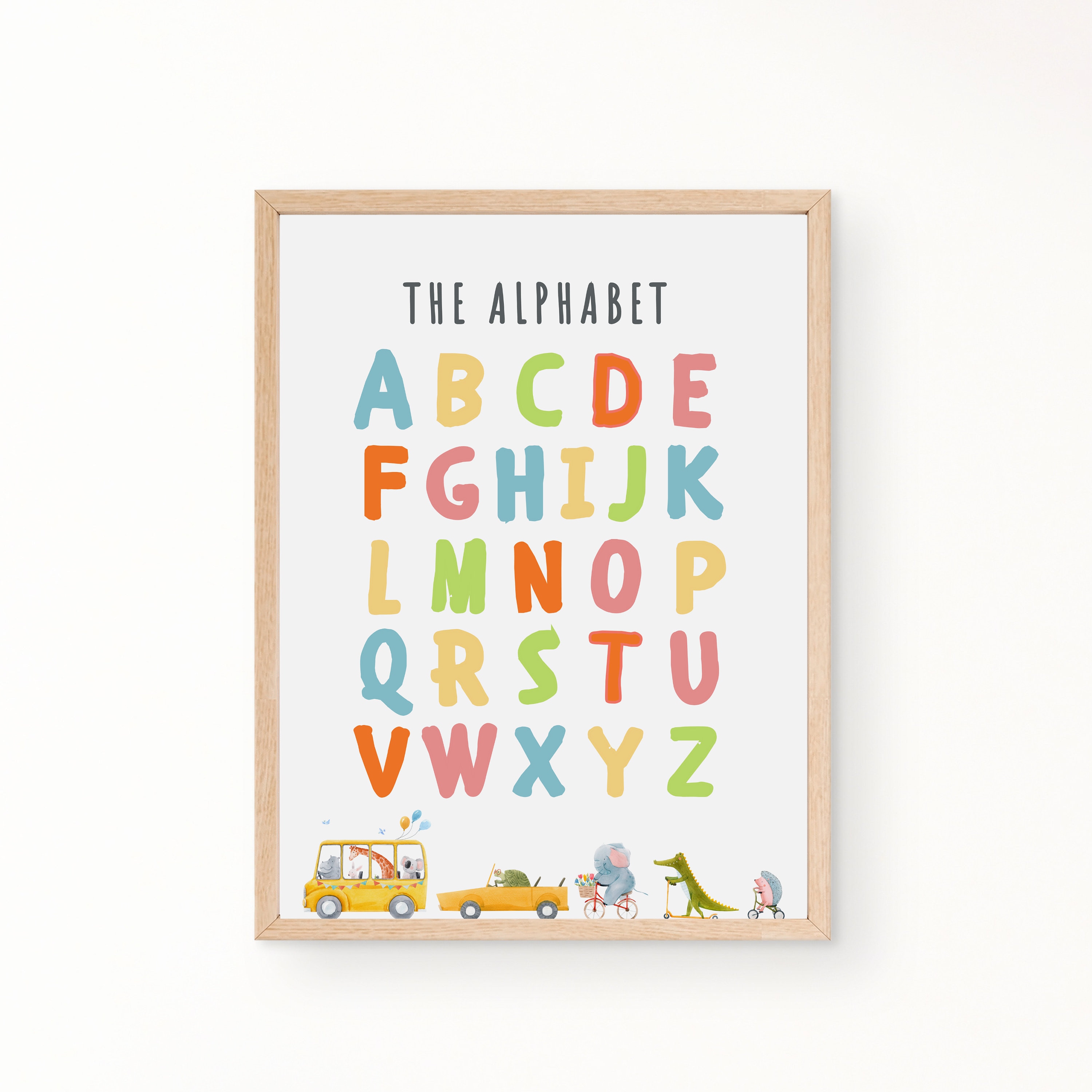 Educational Posters, Alphabet Poster, ABC Poster, Playroom Prints ...