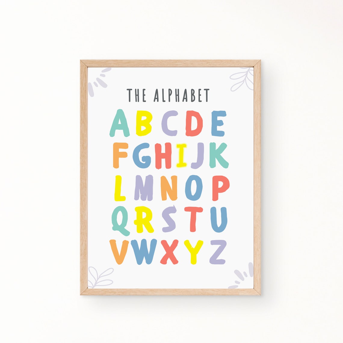 Educational Poster Printable, Boho Classroom Decor, ABC Poster ...