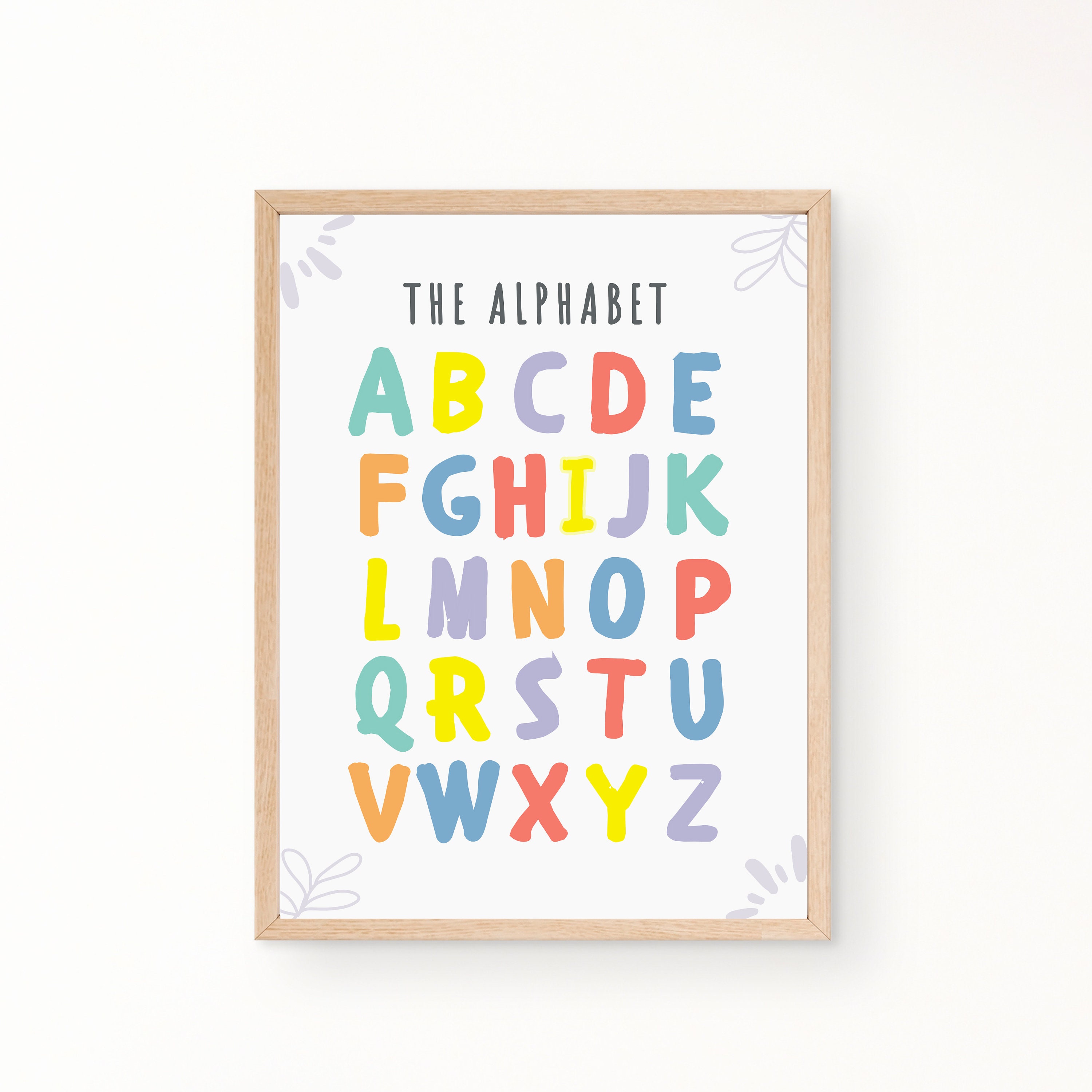 Educational Poster Printable, Boho Classroom Decor, ABC Poster ...