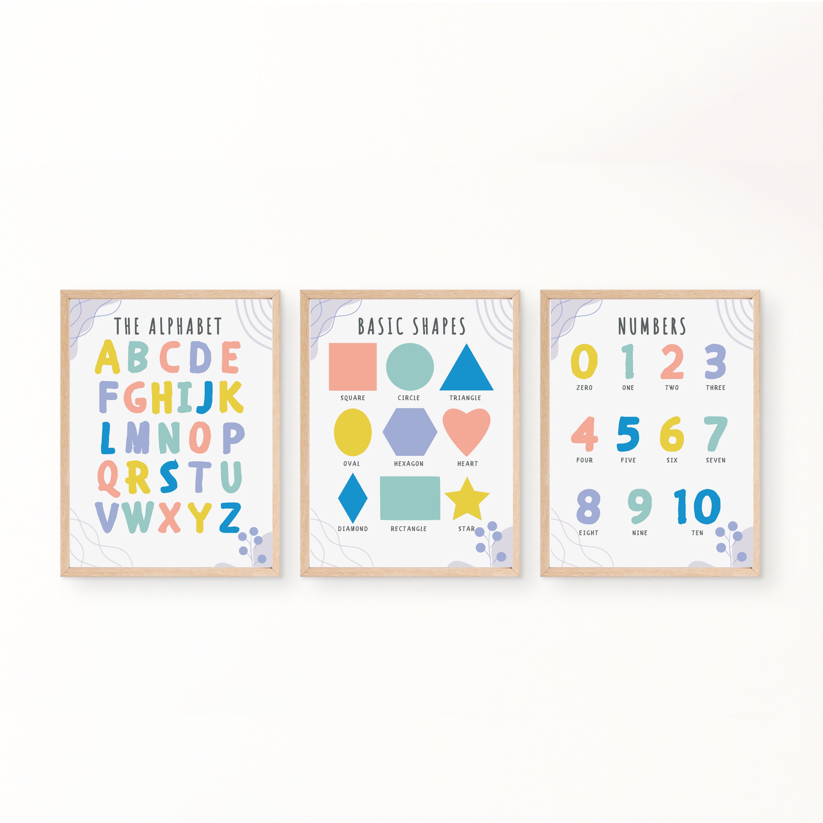 Educational Poster Printable, Boho Classroom Decor, ABC Poster ...