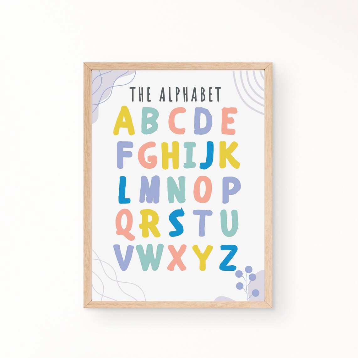 Educational Poster Printable, Boho Classroom Decor, ABC Poster ...