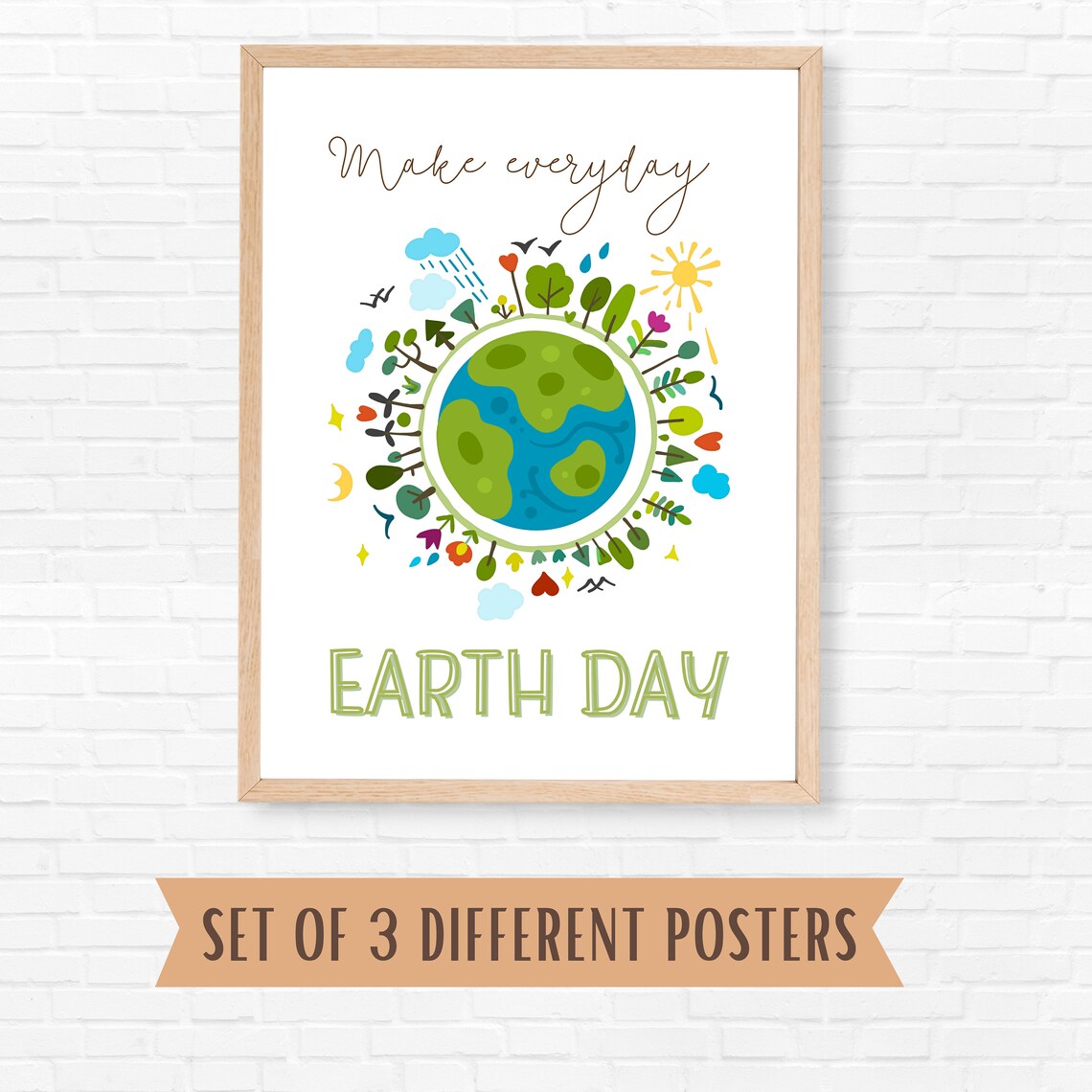 Educational Posters Earth Day Poster Earth Day Decor Printable Eart Day ...