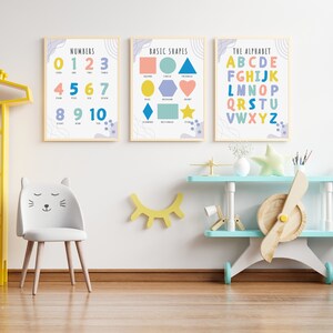 Educational Poster Printable, Boho Classroom Decor, ABC Poster ...