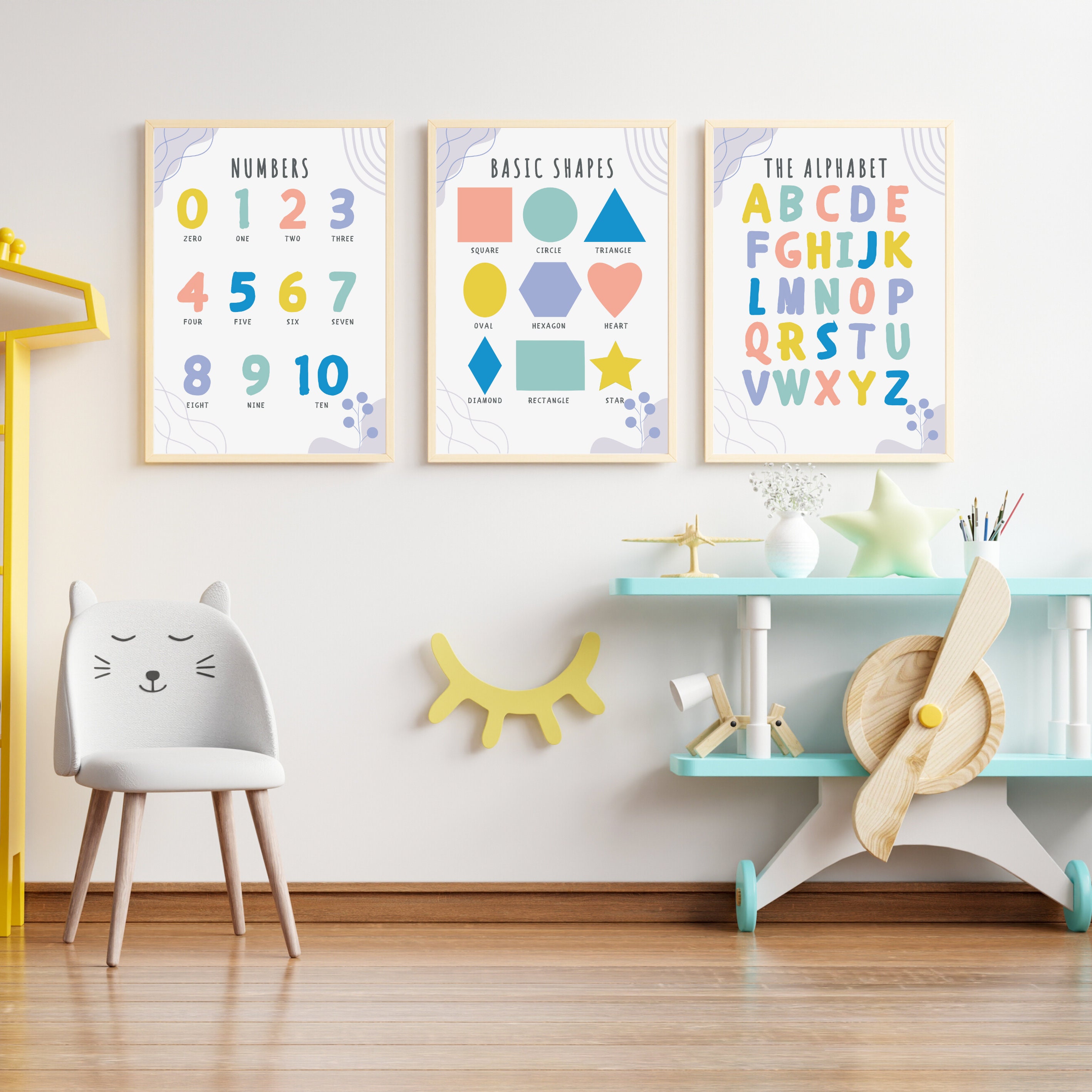 Educational Poster Printable, Boho Classroom Decor, ABC Poster ...