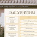 Daily Rhythm, Homeschool Schedule and Weekly Organizer Customizable or ...