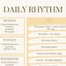 Daily Rhythm, Homeschool Schedule and Weekly Organizer | Customizable ...