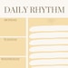 Daily Rhythm, Homeschool Schedule and Weekly Organizer | Customizable ...