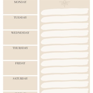 Daily Rhythm Full Week, Homeschool Schedule and Weekly Organizer ...