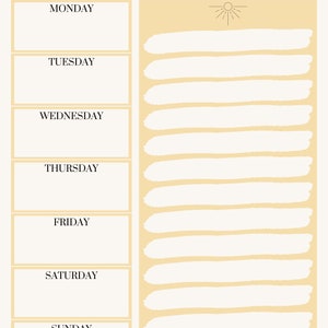 Daily Rhythm Full Week, Homeschool Schedule and Weekly Organizer ...