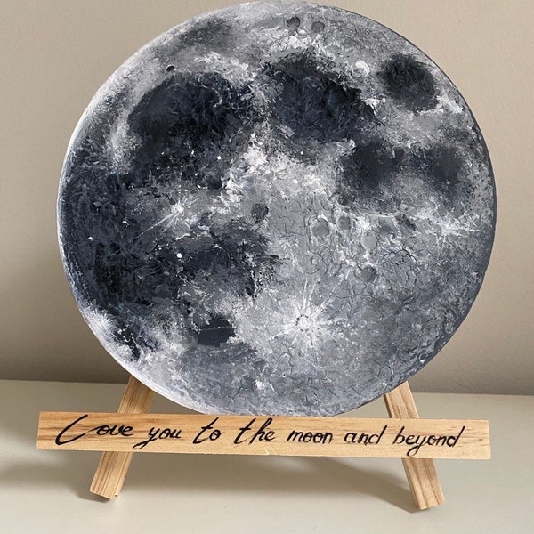 Full Moon Art - Etsy