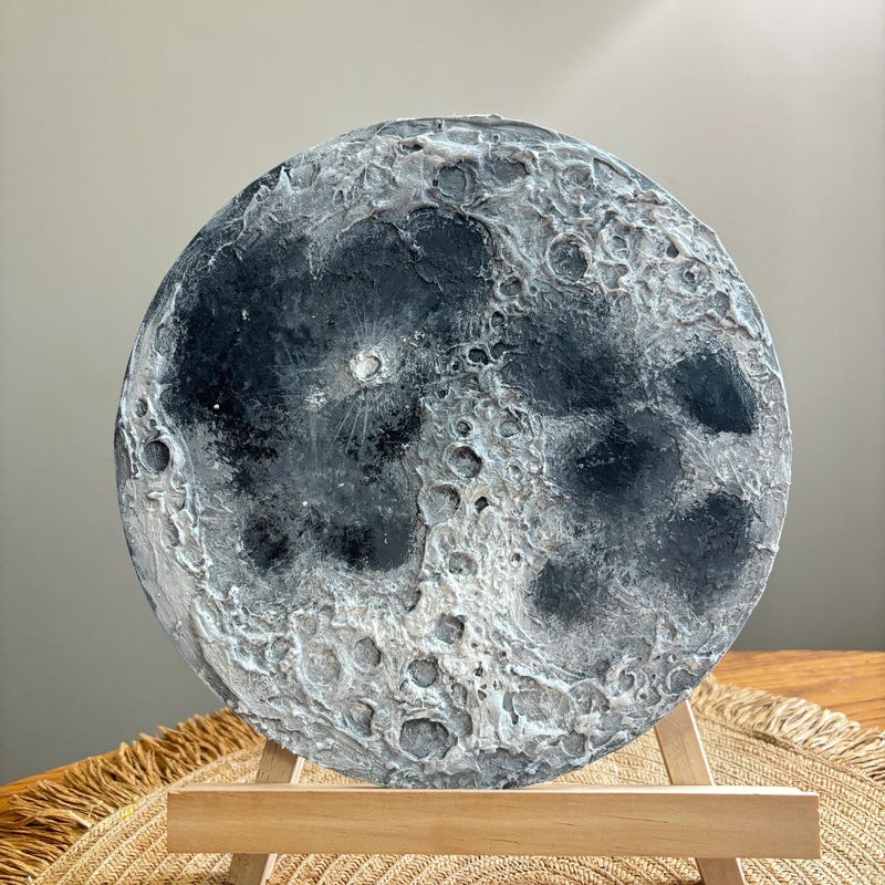 Full Moon Painting - Etsy