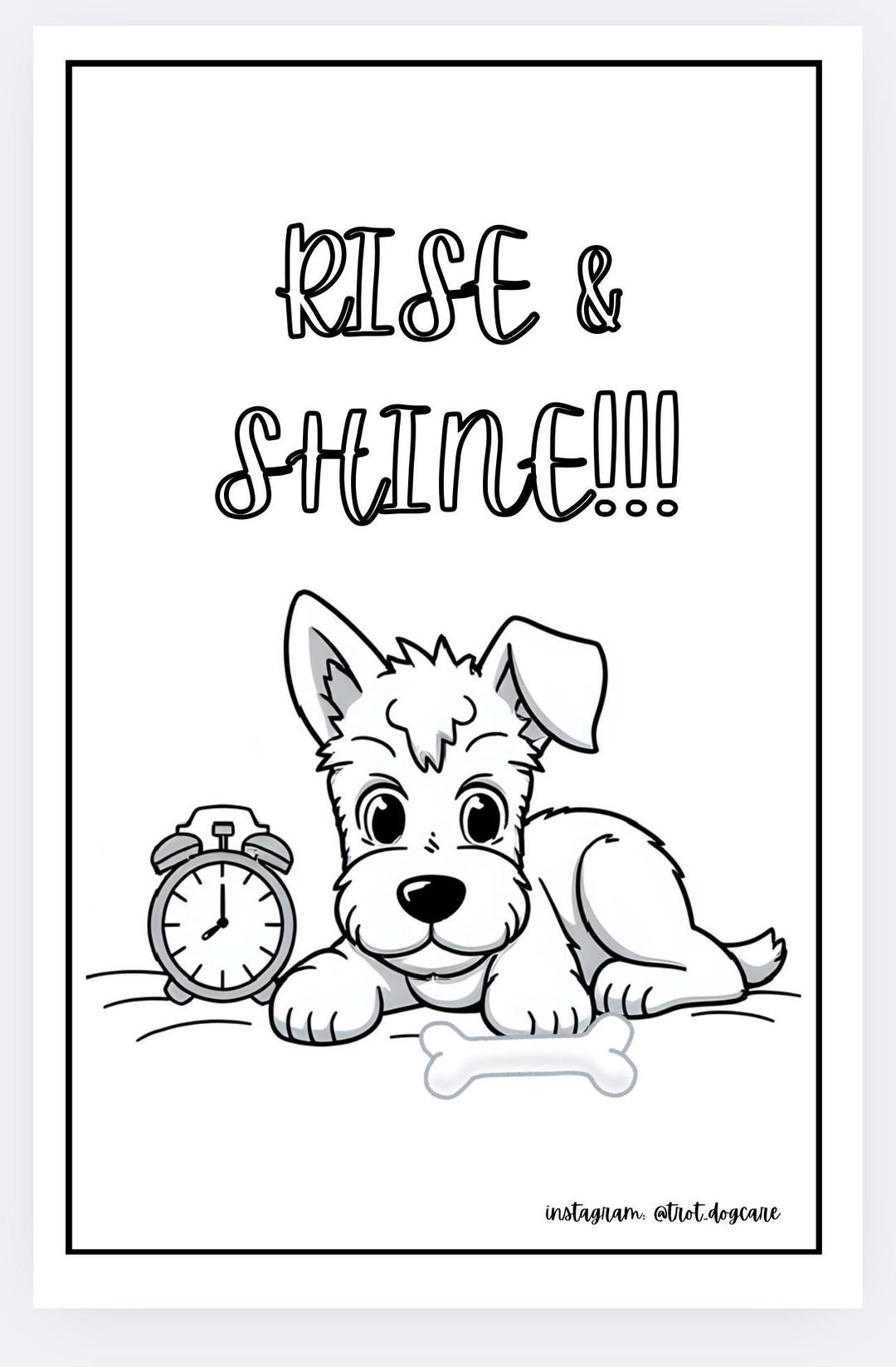 TROT Doodles: Back to School Coloring Pages (otis Rise and Shine) - Etsy