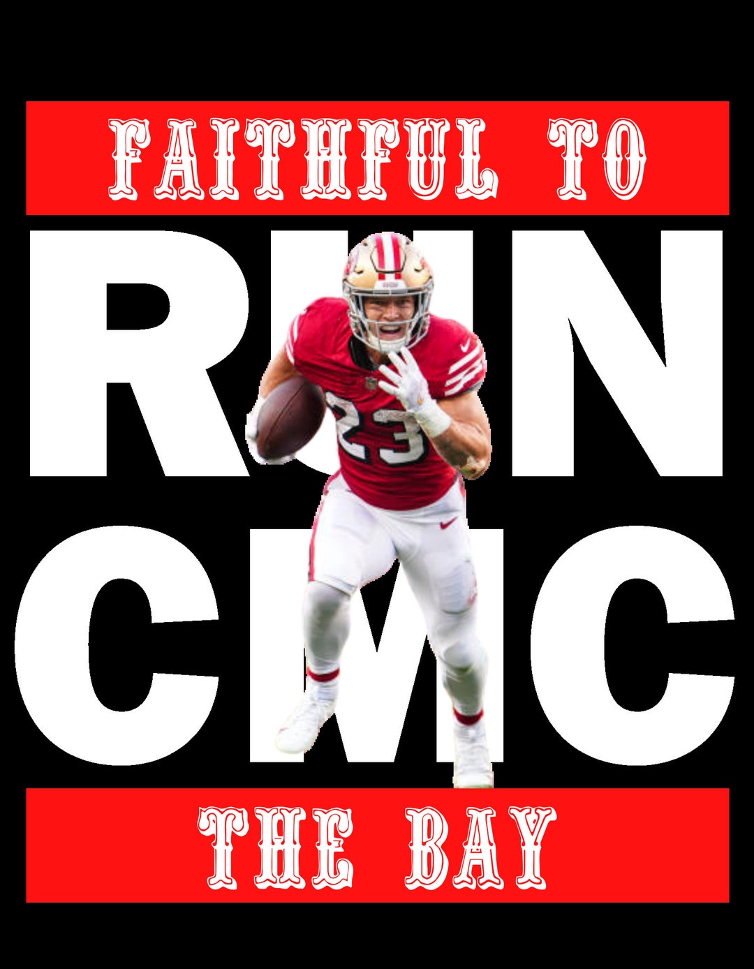 Christian Mccaffery RUN CMC Graphic - Etsy