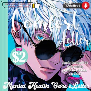 Romantic Email From Gojo Satoru 1270 Words Instant DOWNLOAD - Etsy