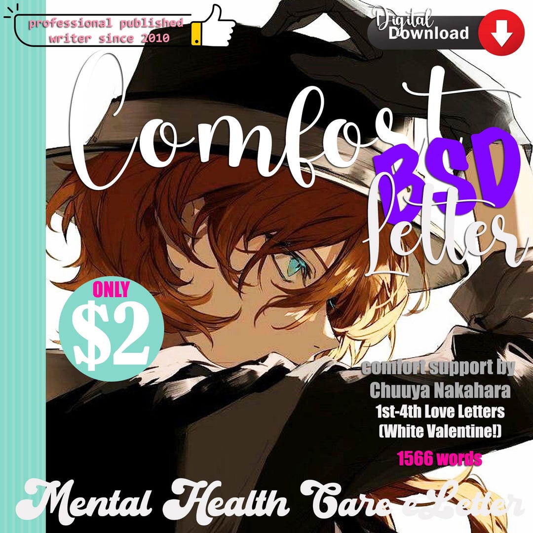 Romantic Emails From Chuuya Nakahara BSD | 1566 Words | 1st-4th Love ...