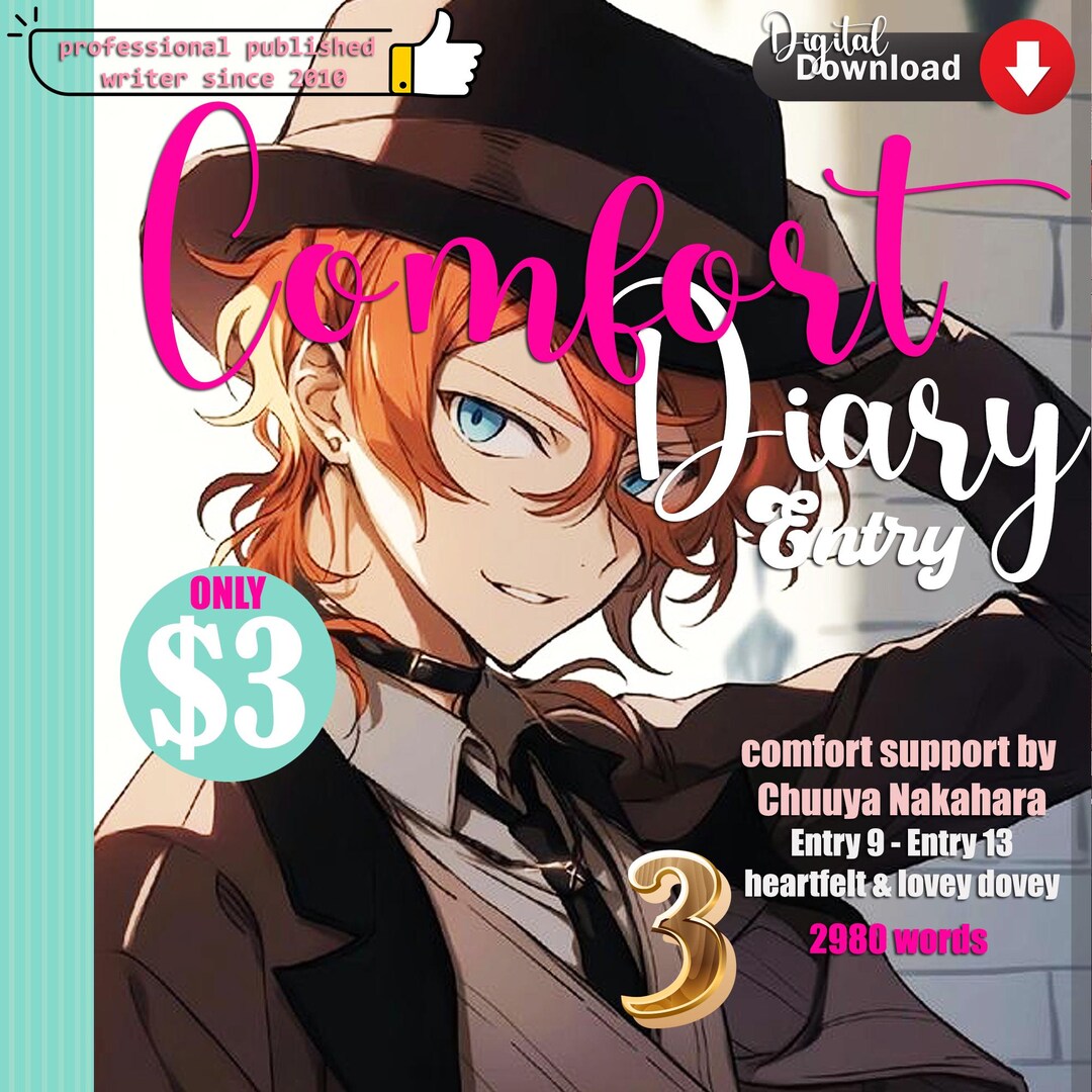 Romantic Cute DIARY Entry From Chuuya Nakahara BSD - 3 | 2980 Words ...