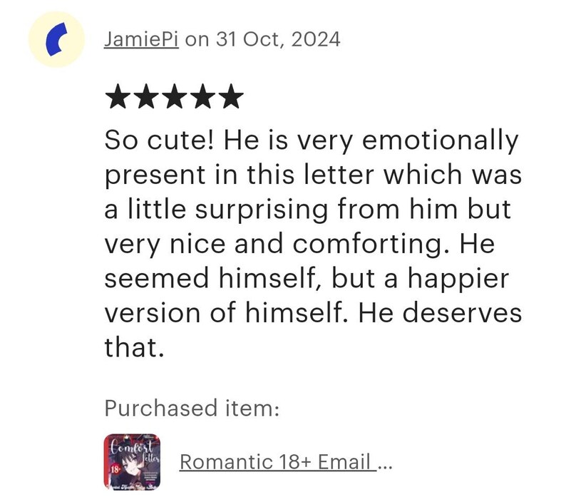 Romantic FLUFFY Mature New Adult Email From Scaramouche | 3859 Words ...