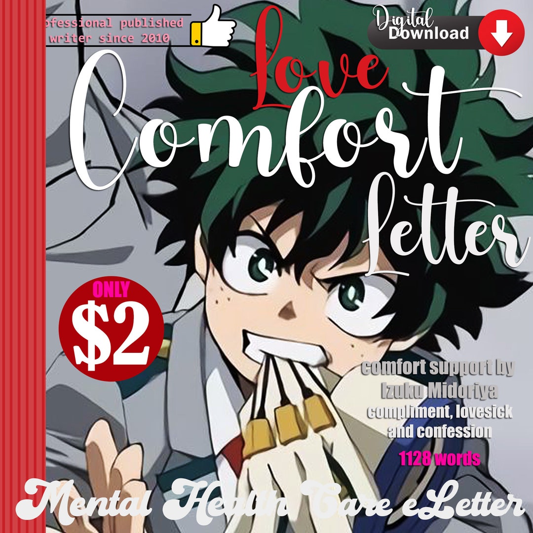 Romantic Email From Izuku Midoriya DEKU | 1128 Words | Instant DOWNLOAD ...