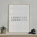 Love More Judge Less Print: Minimalist Quote Wall Art (digital Download ...