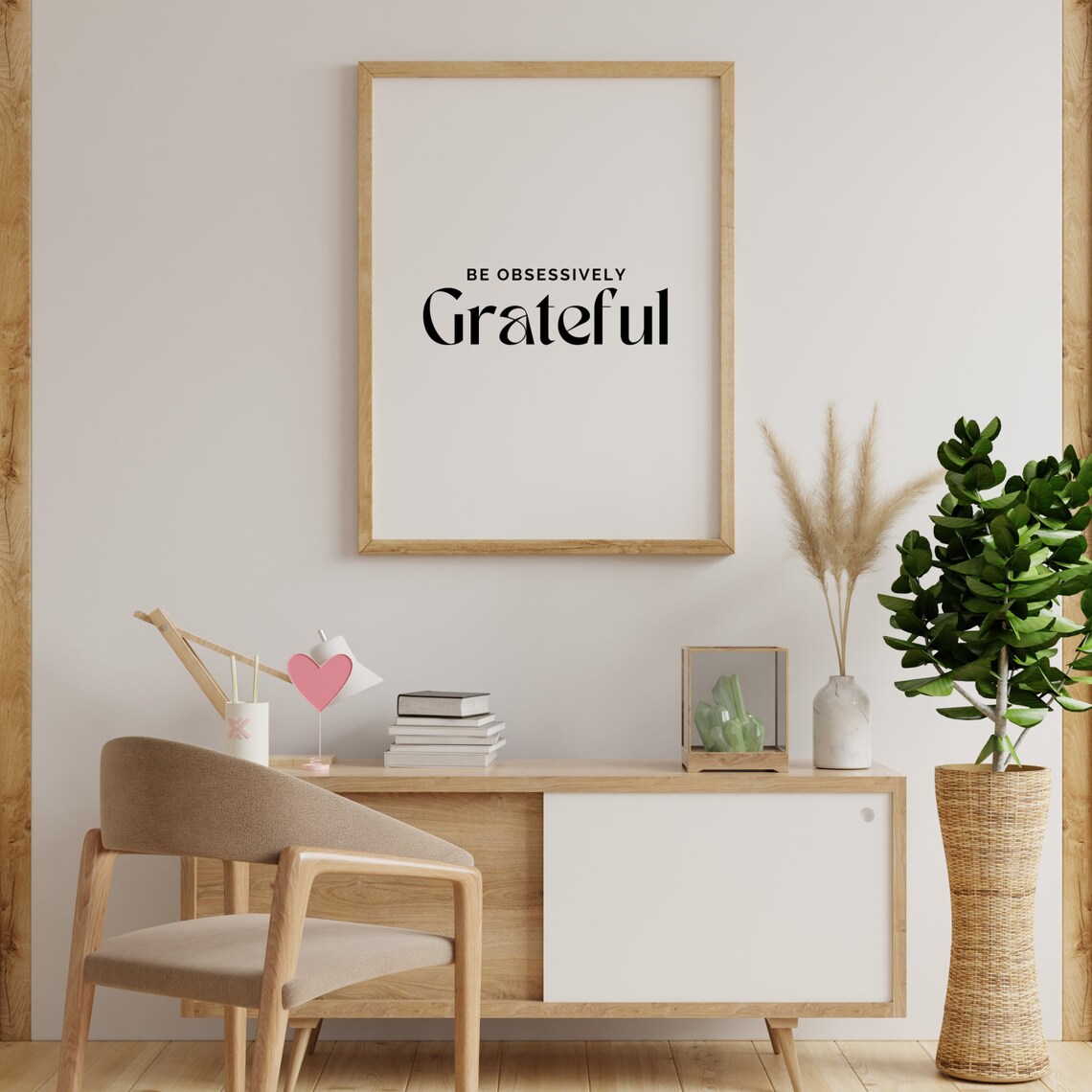 Be Obsessively Grateful Printable Gratitude Quote Gratitude - Etsy
