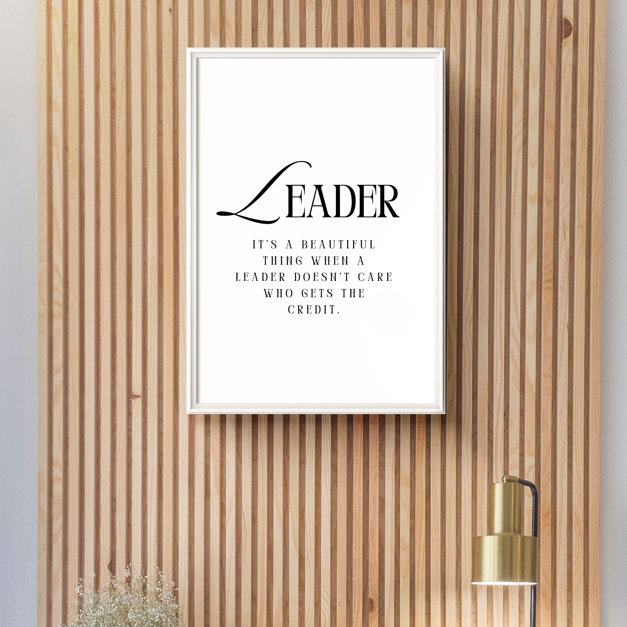 Leader Quote, Leader Gift, Motivational Quote, Printable Wall Art ...