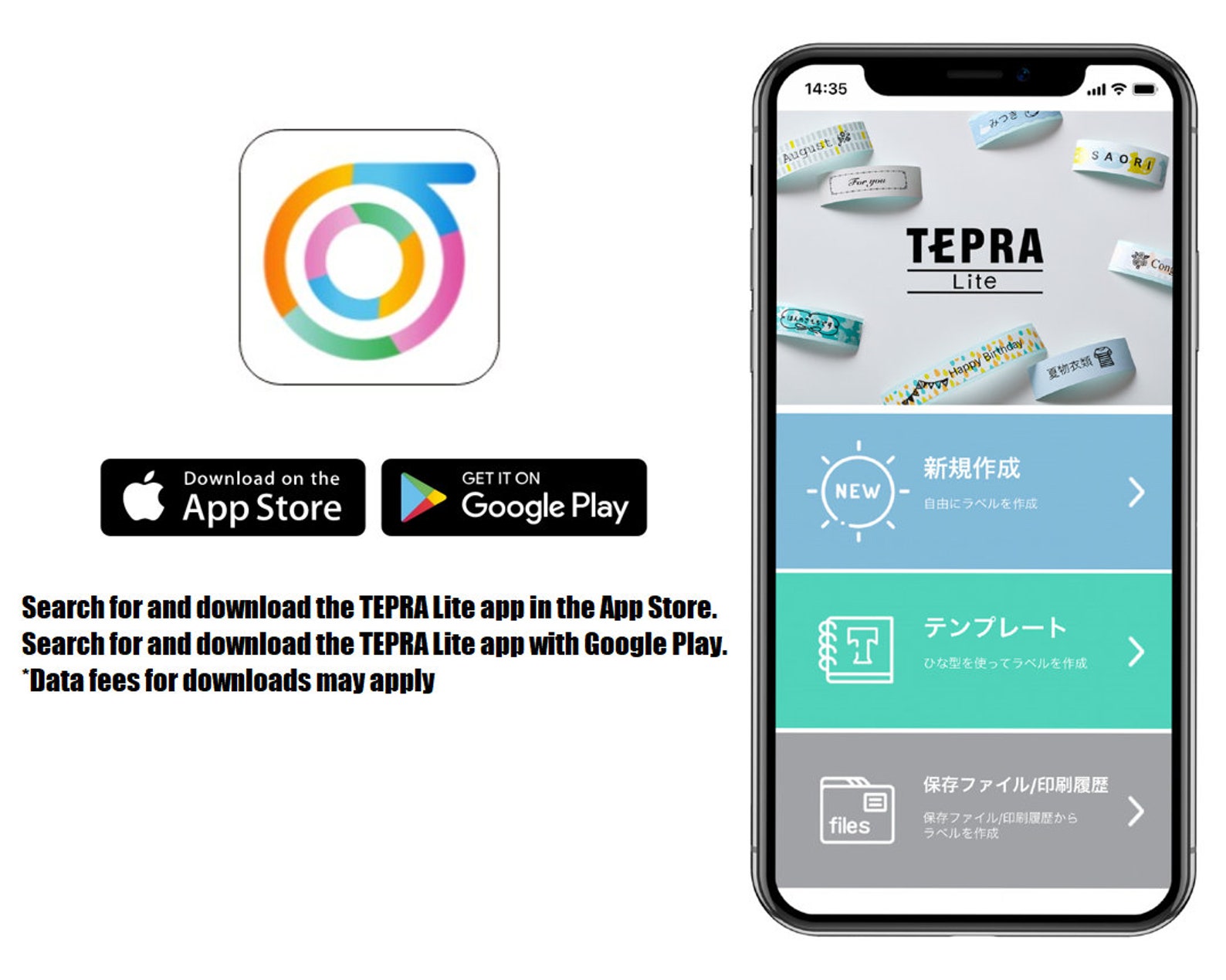 TEPRA Lite Palm-size Label Printer for Organizing, Labeling, Decorating ...