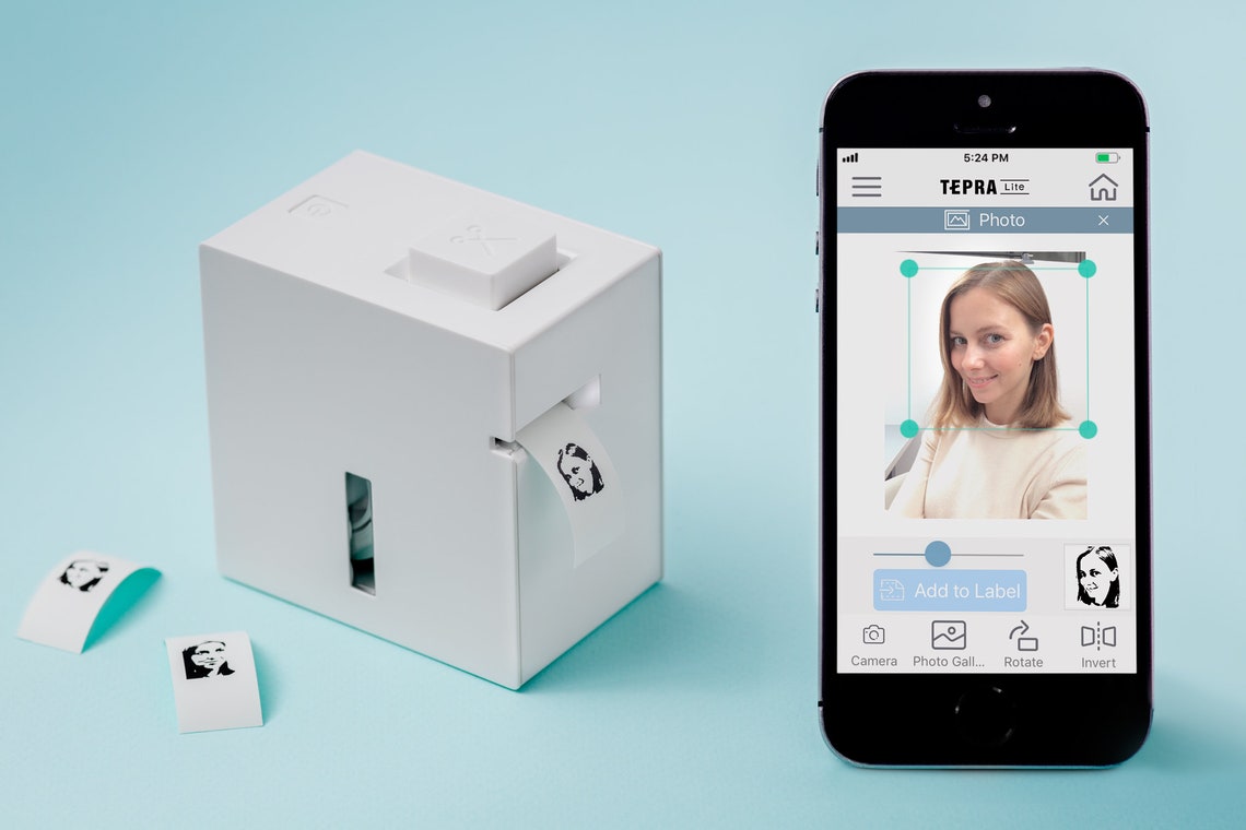 TEPRA Lite Palm-size Label Printer for Organizing, Labeling, Decorating ...