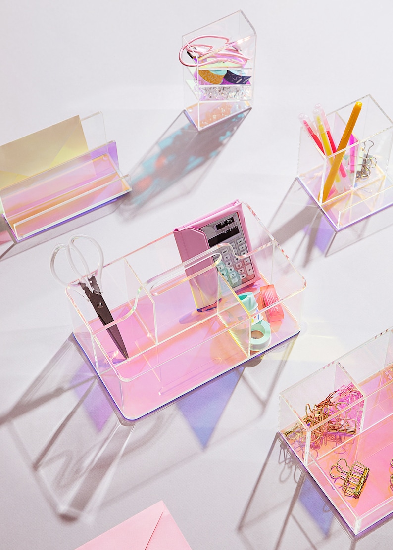 Lumillia Acrylic Desk Organizer - Etsy
