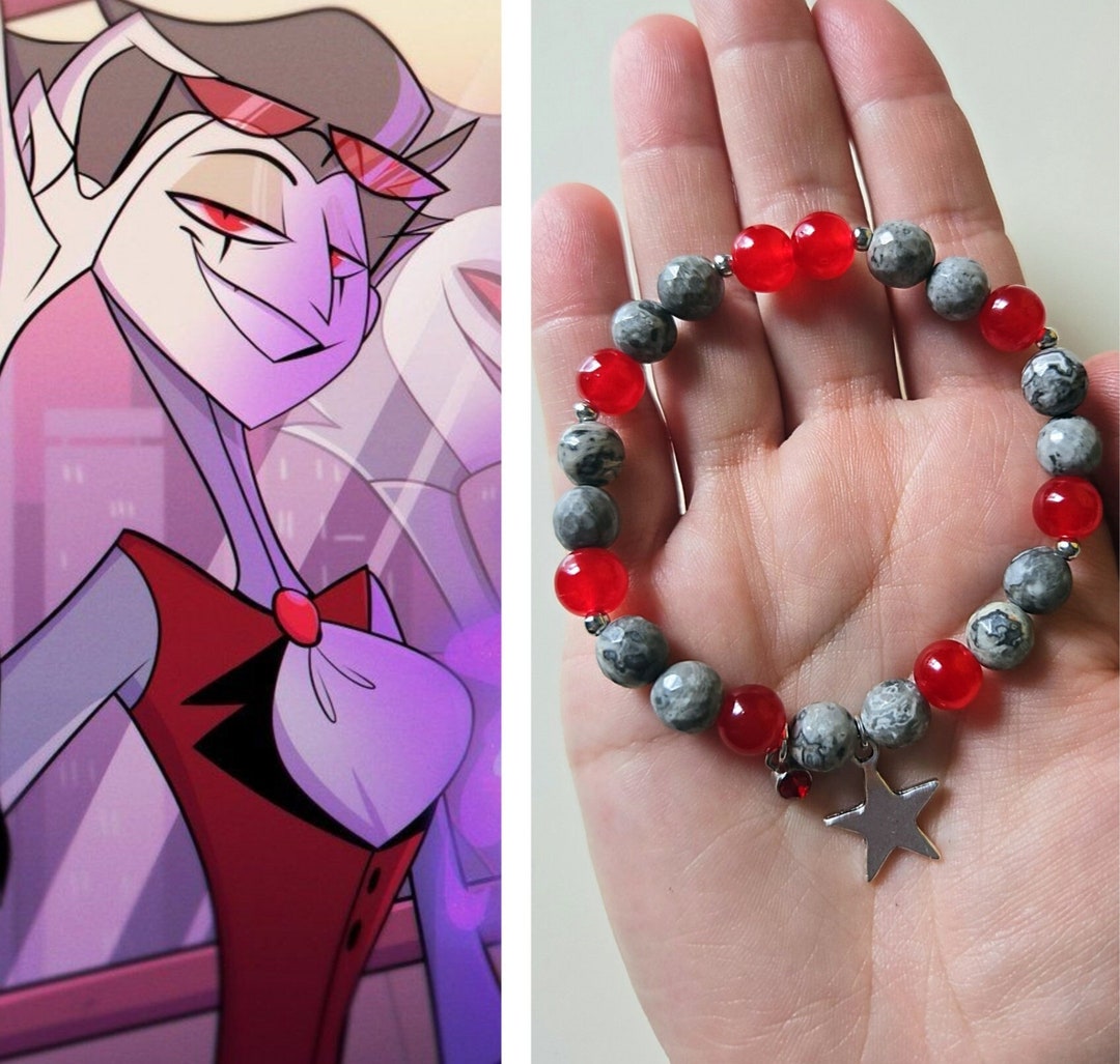 Helluva Boss Human Stolas Gemstone Bracelet - Etsy