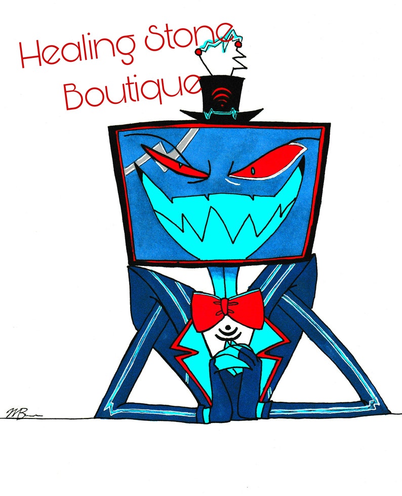Hazbin Hotel Vox Sketch Print - Etsy