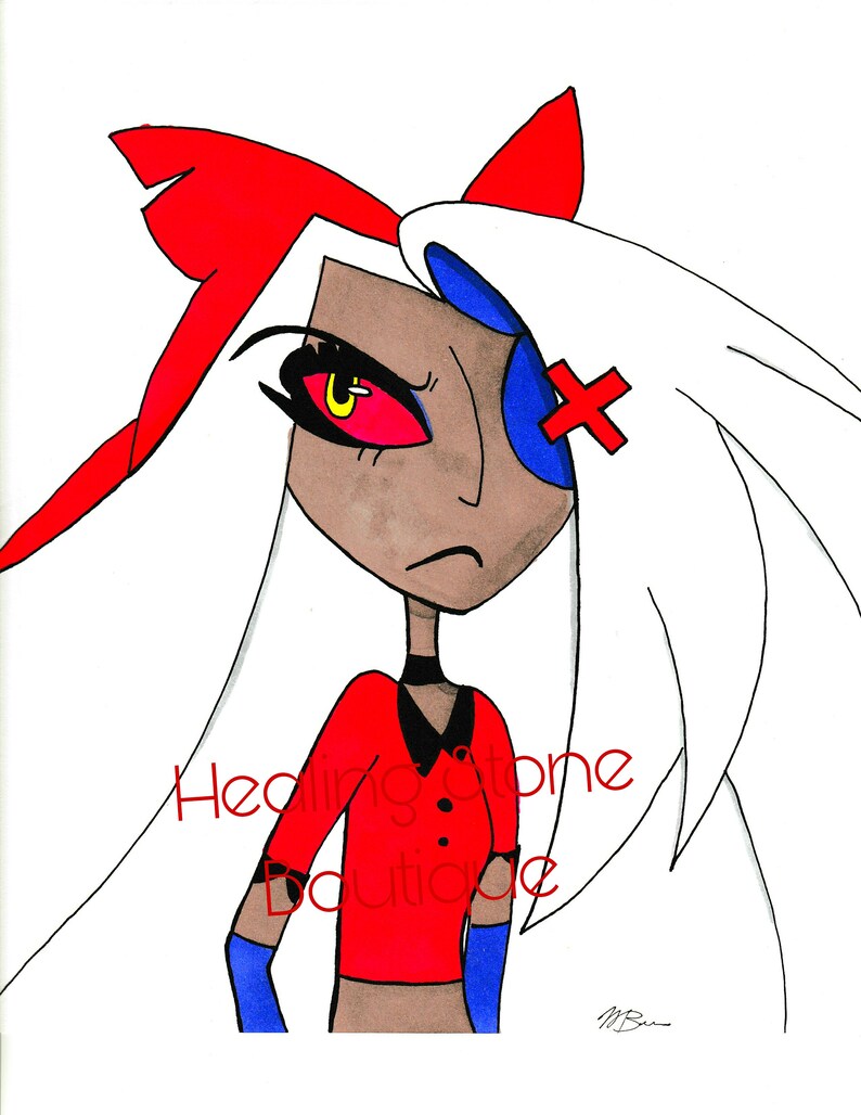 Hazbin Hotel Vaggie Sketch Print - Etsy