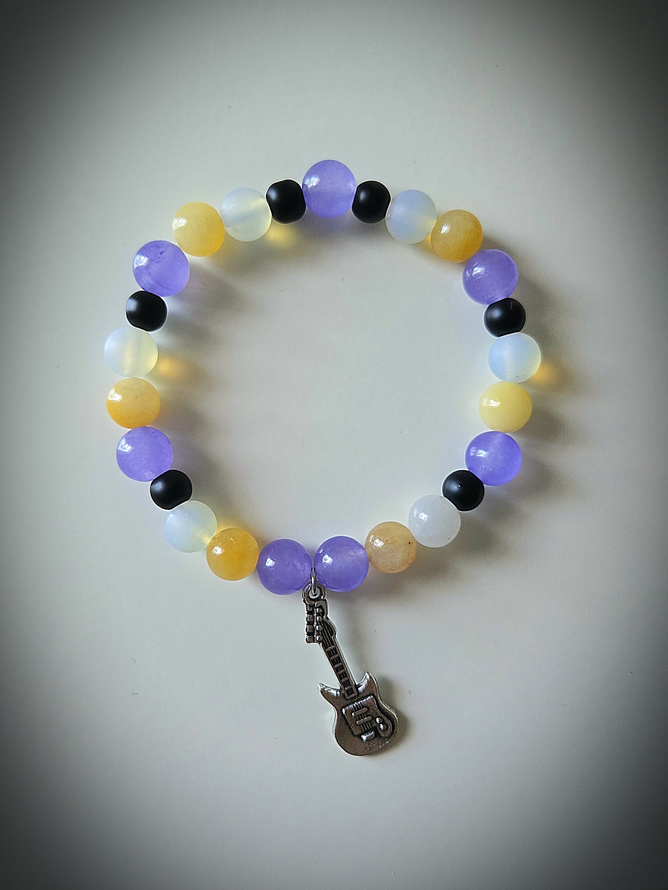Hazbin Hotel Adam Gemstone Bracelet - Etsy