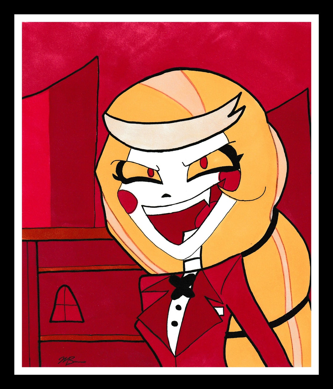 Hazbin Hotel Charlie Morningstar Sketch Print - Etsy