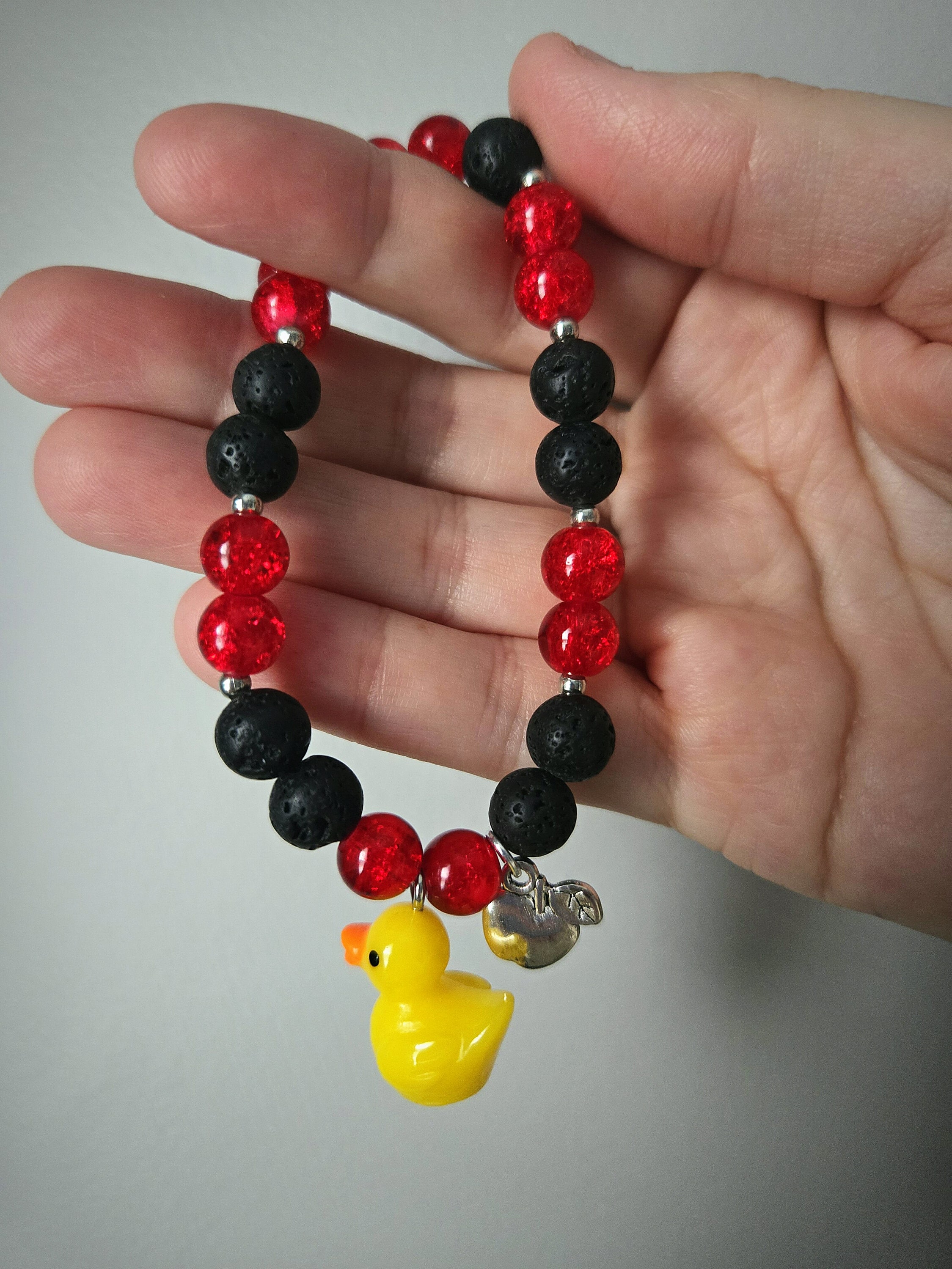 Hazbin Hotel Lucifer Gemstone Bracelet - Etsy