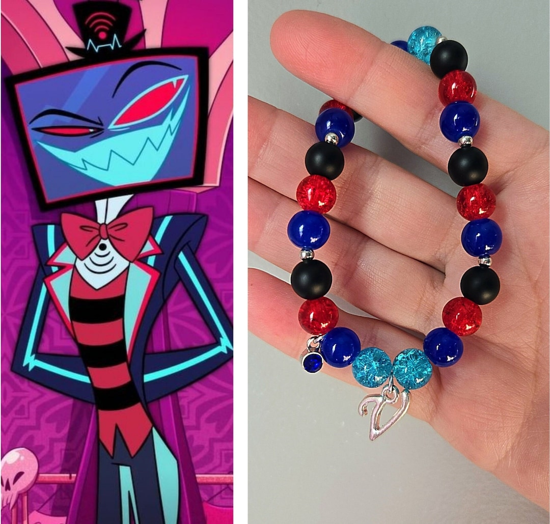 Hazbin Hotel Vox Gemstone Bracelet - Etsy