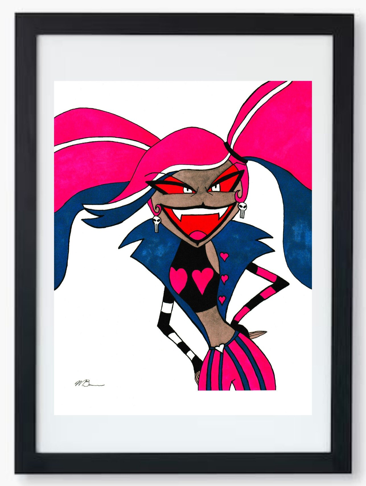 Hazbin Hotel Velvette Sketch Print - Etsy