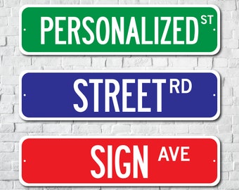 Custom Road Signs, Personalized Road Sign, Custom Metal Street Sign ...