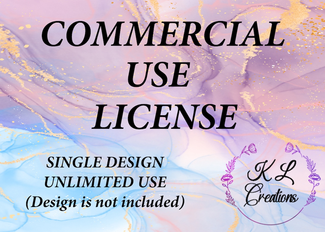 Extended Commercial License Single (1) Product, 1 Clipart Set - Etsy
