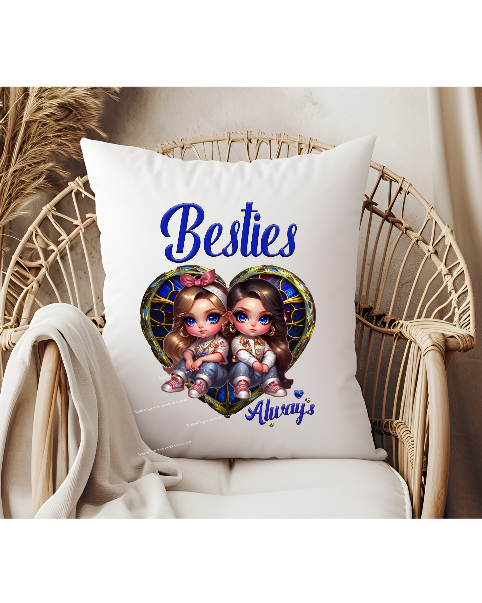 Chibi Besties Girl Png Clipart - Cute Best Friends' Girl Png, Hip Hop ...