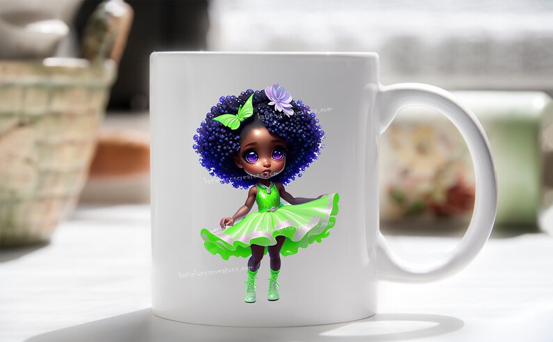 African Ballerina Clipart Cute Black Ballerina Dancing Girl - Etsy