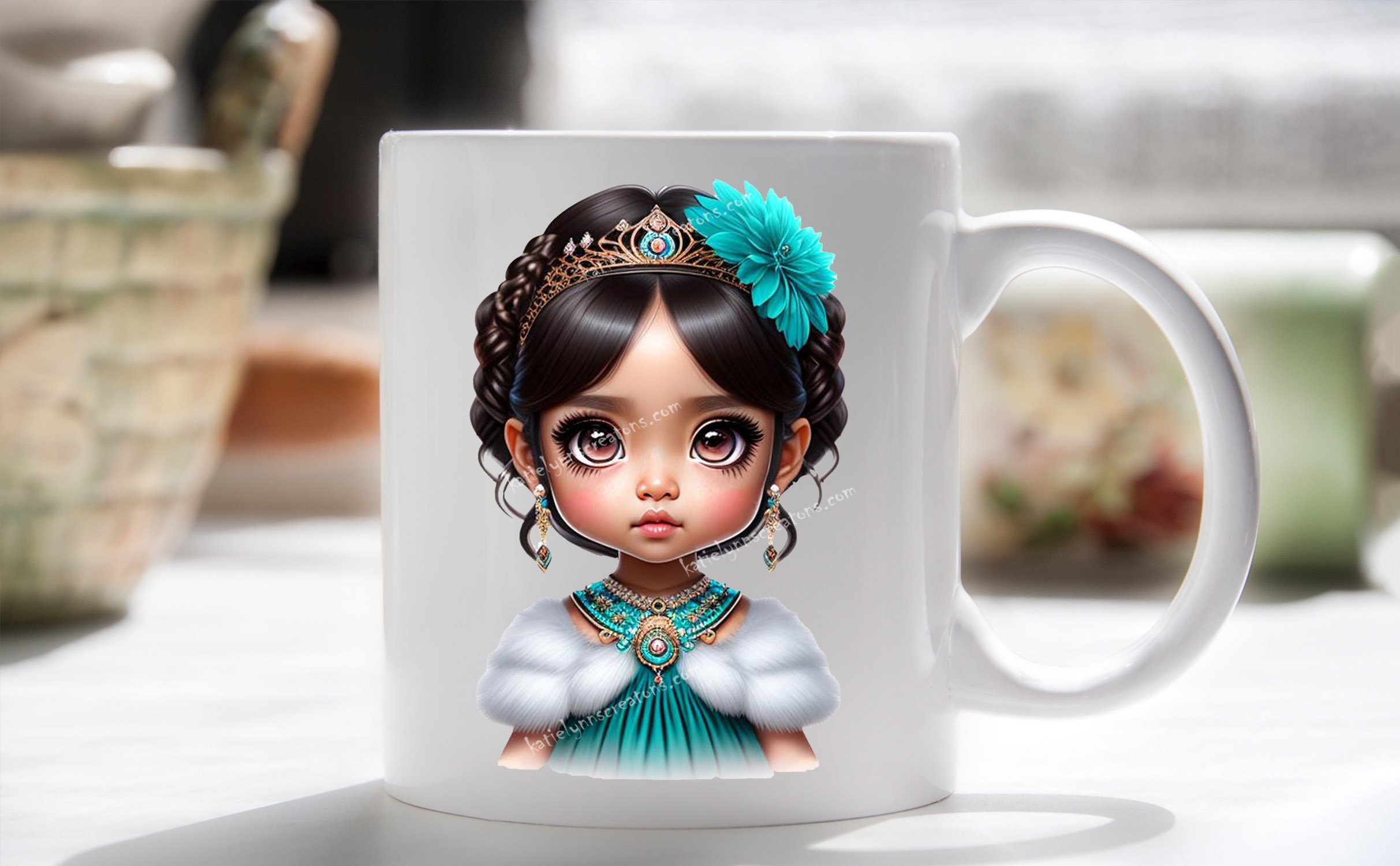 Princess Chibi Kawaii Girl, Digital Download - Cute Anime Chibi Kawaii ...