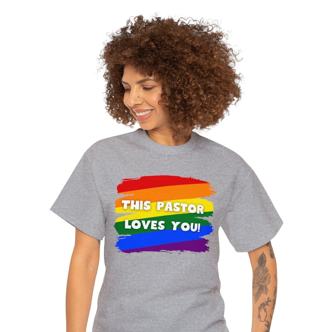 This Pastor Loves You Pride Unisex Tee for Pastors of All Denominations ...