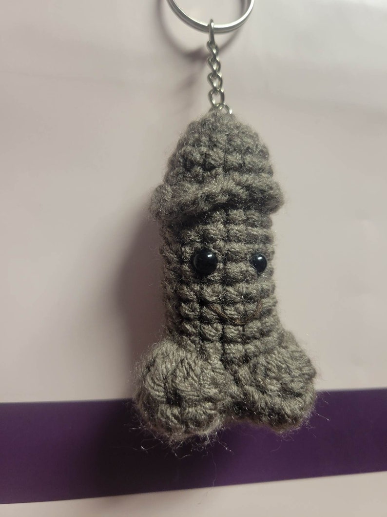 No Sew Pecker Keychain Amigurumi Pattern Genital Penis Willy