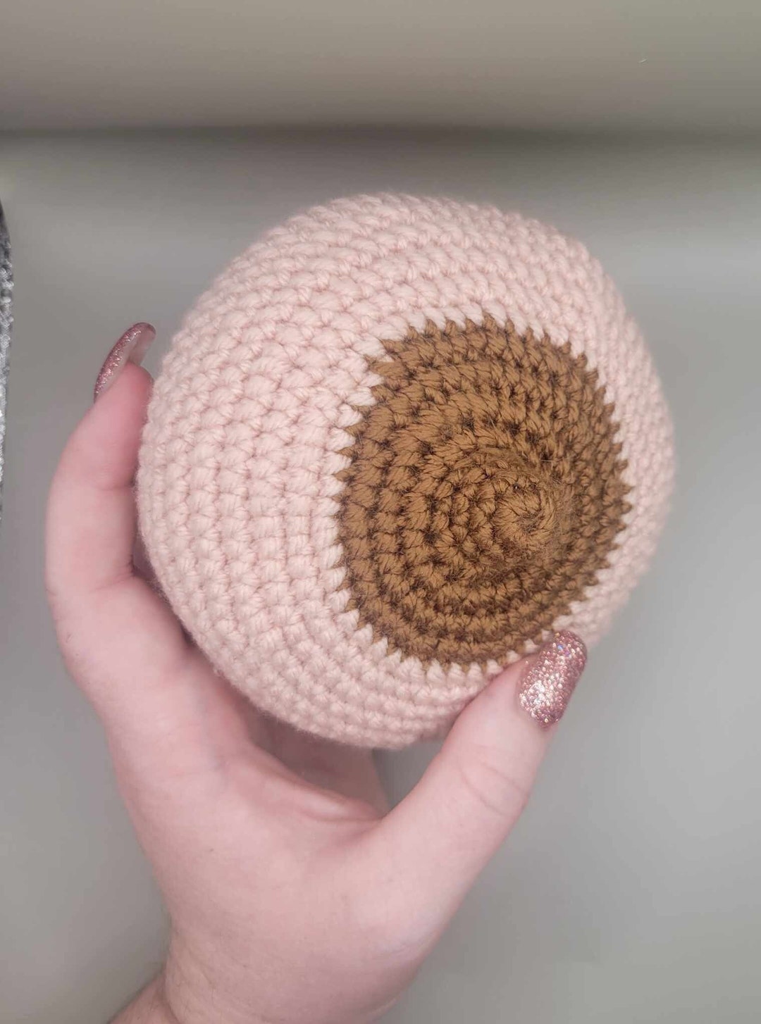No Sew Boob Amigurumi Pattern - Stress Ball, Plush, Plushie, Crochet ...