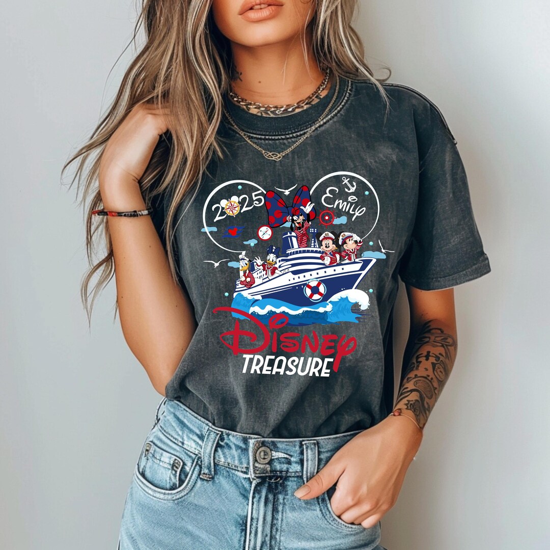 Comfort Colors® Custom Disney Treasure Family Vacation 2025 Shirt ...