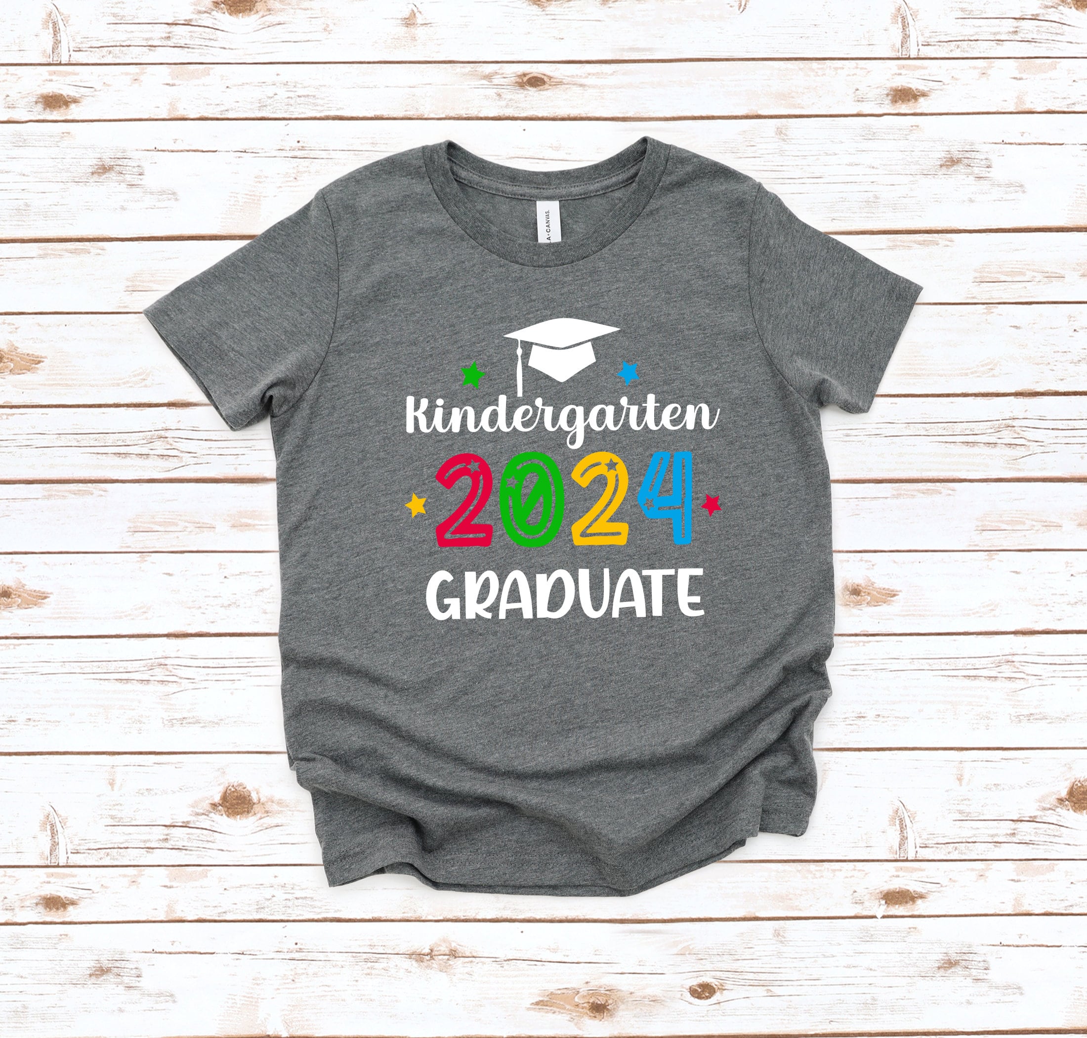 Kindergarten Graduation Shirt 2024, Teacher Graduation Shirt, Custom ...