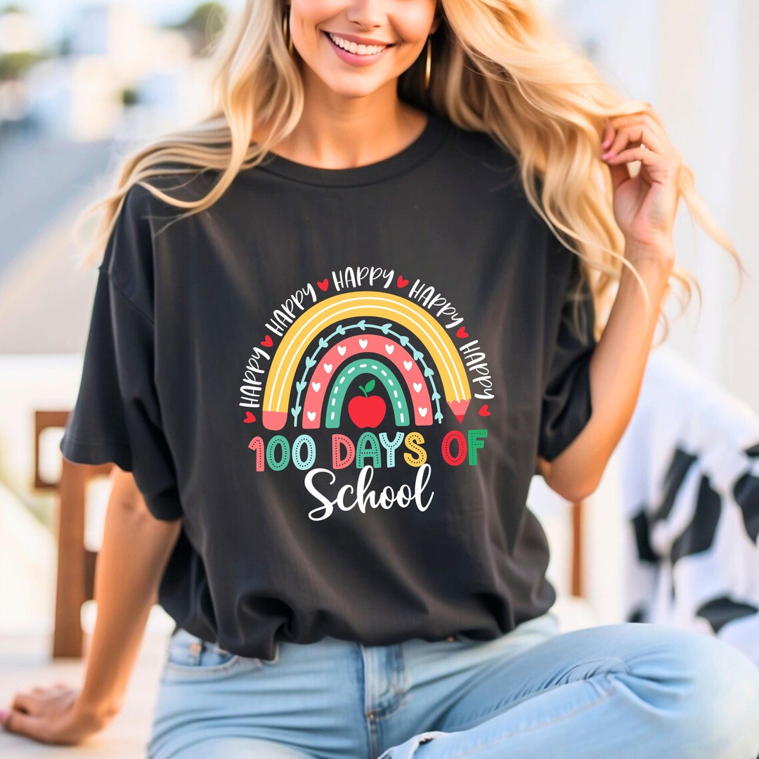 100 Days of School Shirt,back to School Shirt,100 Day Shirt,student ...